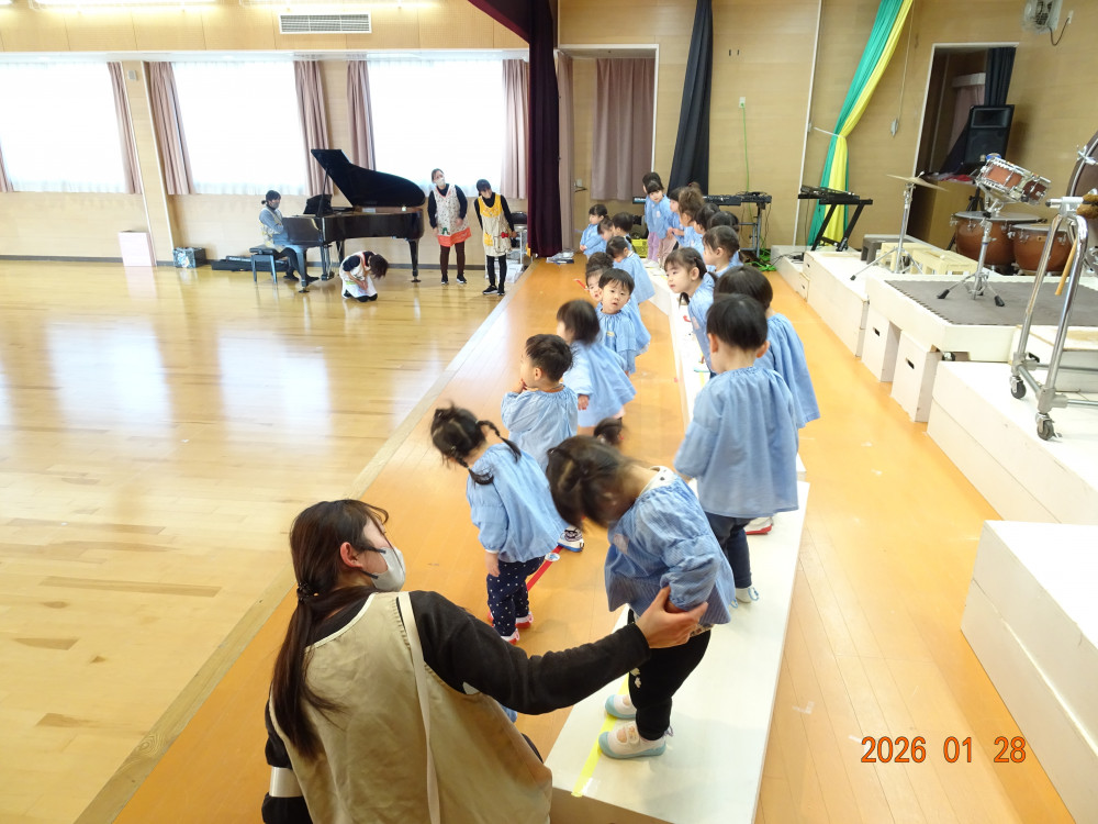 うめ組の演奏会練習の様子2026.1.28 | 社会福祉法人慈心会 さくら保育園